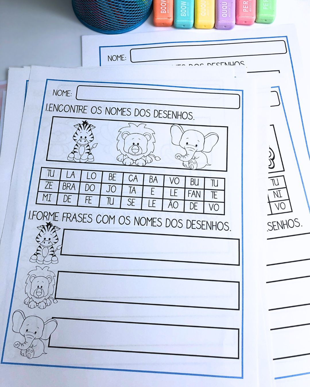 Caça Palavras e Forme Frases – Mundo Florescer